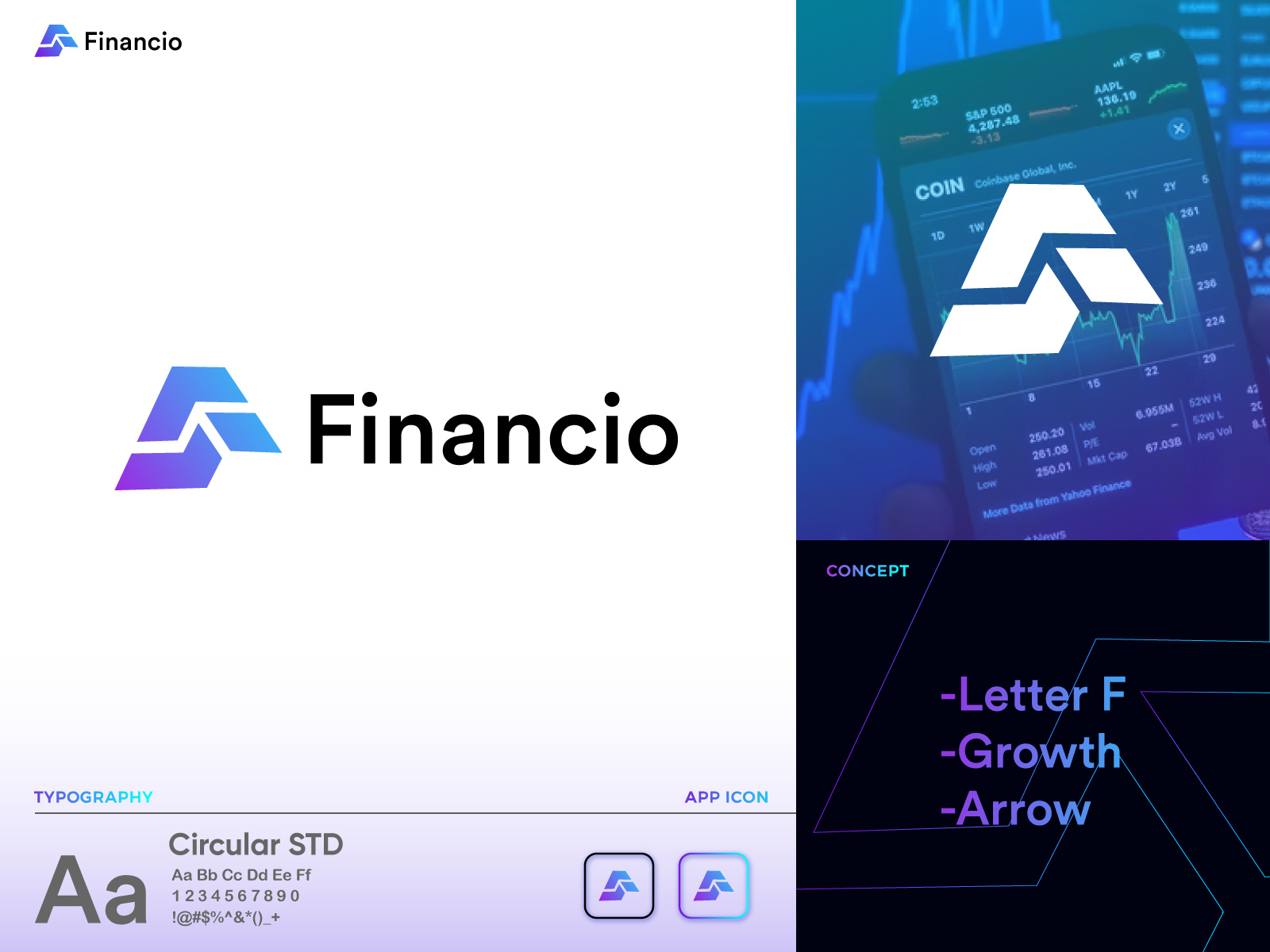 Dribbble - financio-logo-design-branding-.jpg by Masum Billah