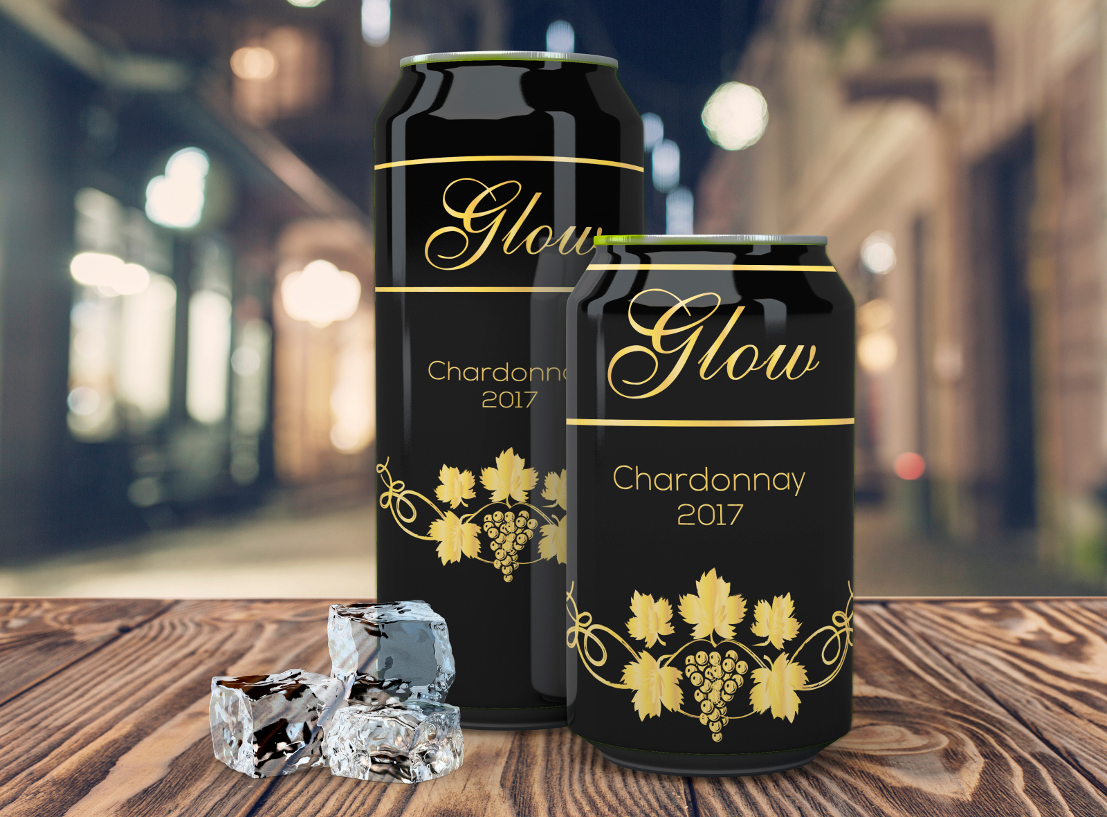 Glow Can Label Design, Can Label Design, Beer Can Label, BeerCan by ...