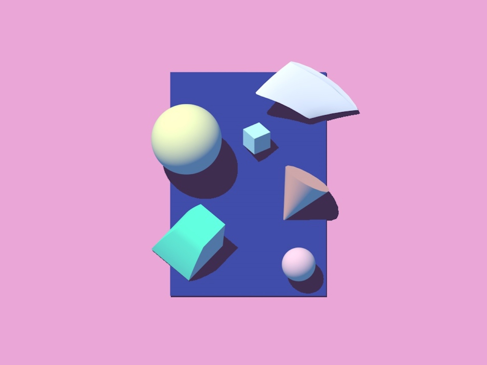 3D Shapes by Man-Ping Wu on Dribbble
