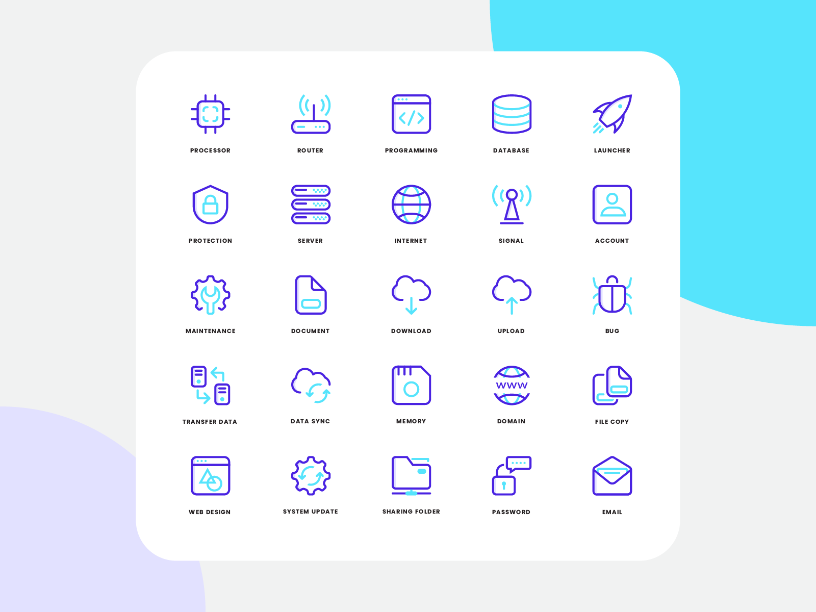 Icon Set by Witech Enterprise on Dribbble