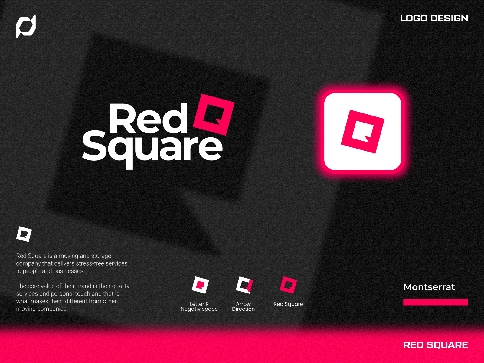 Brand Logos Red Square
