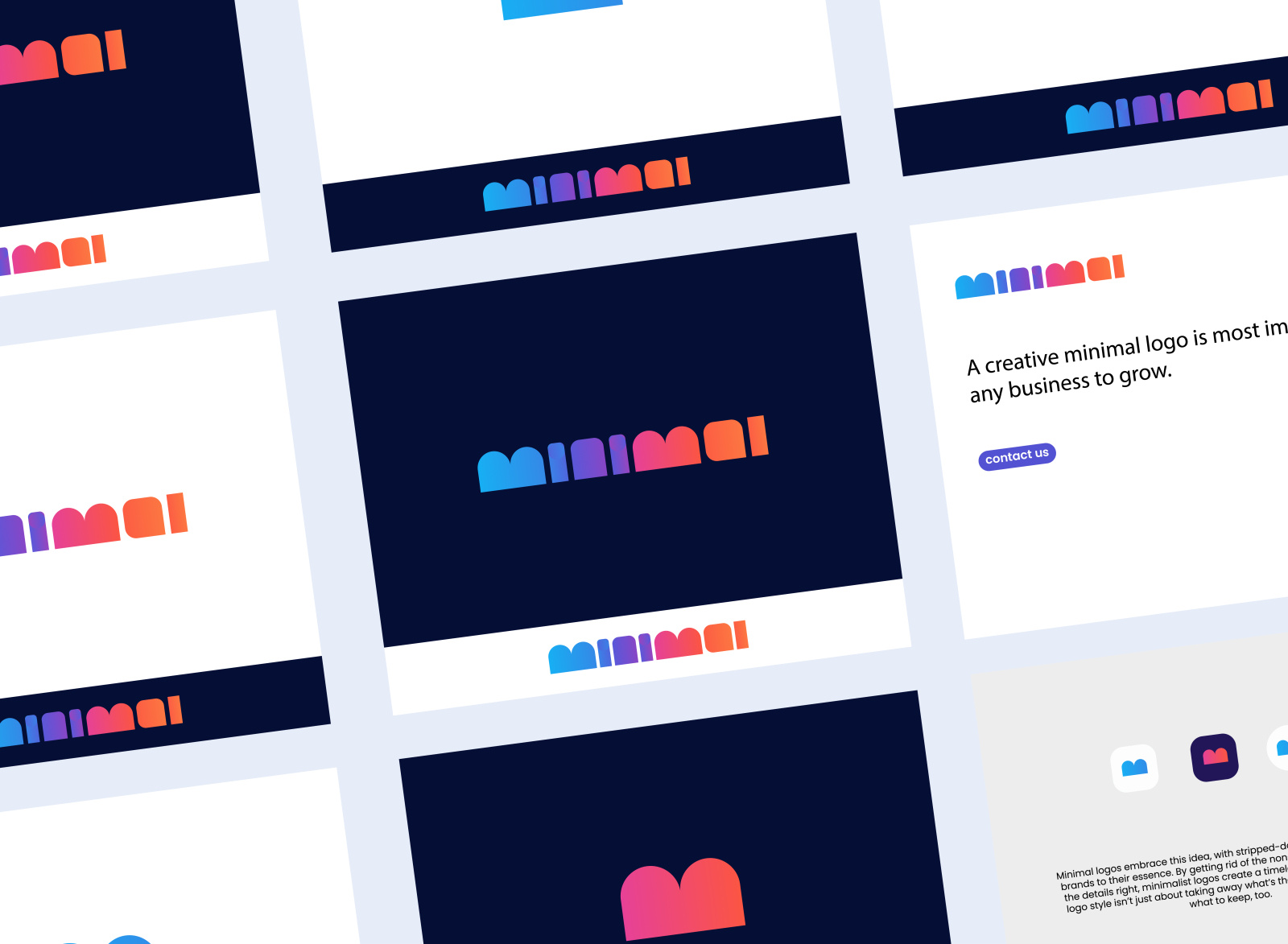 Minimal logo by Ashik Billah on Dribbble