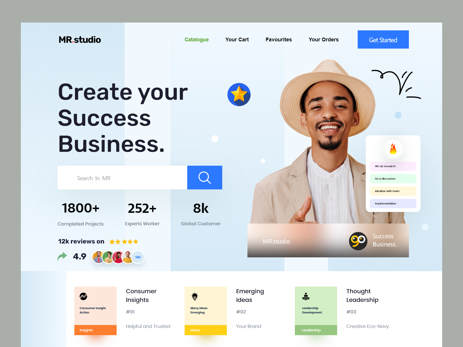 Business Promotion Solution agency web by Masud Rana on Dribbble