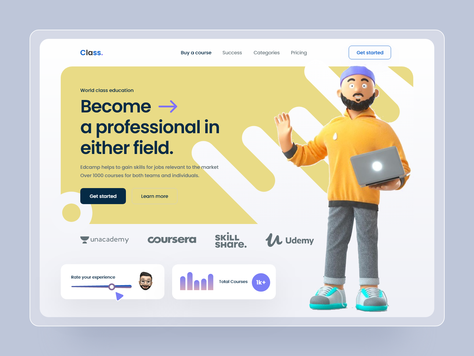 EdTech E Learning Website by Masud Rana on Dribbble