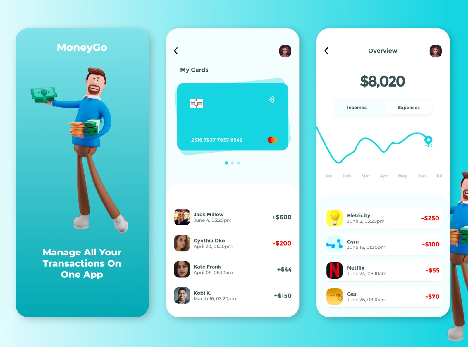 MoneyGo app by Chigozie Azubuike Tony on Dribbble