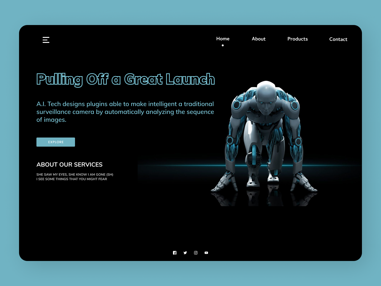 AI Technology Web Design by Steven on Dribbble