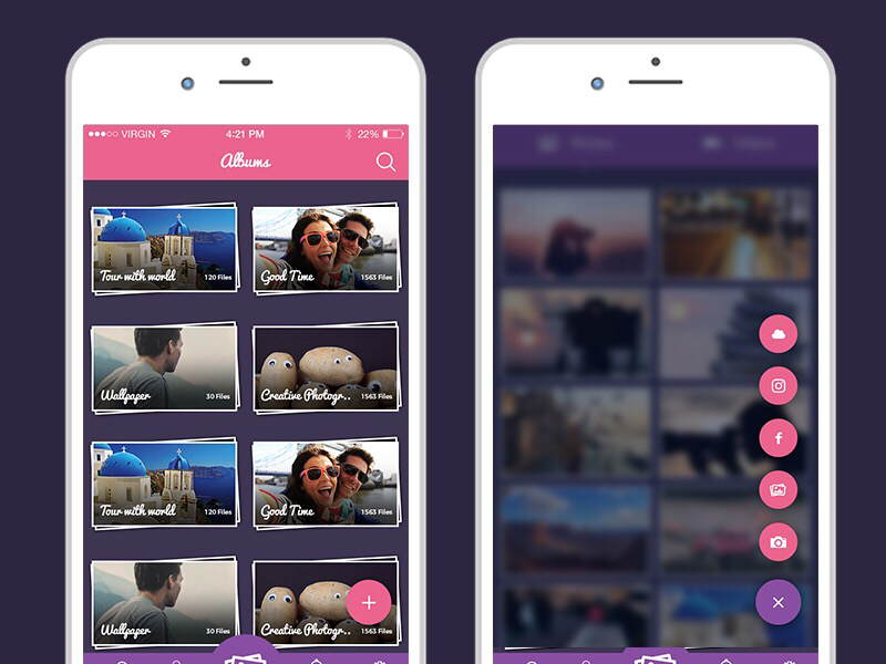 Floating Menu by Deepak Srivastava on Dribbble