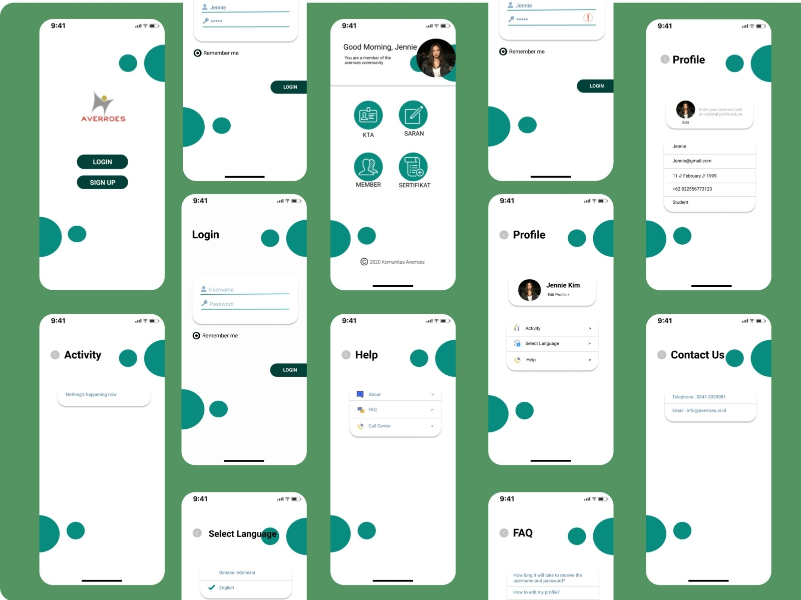 An app prototype by Tasya Junita M on Dribbble