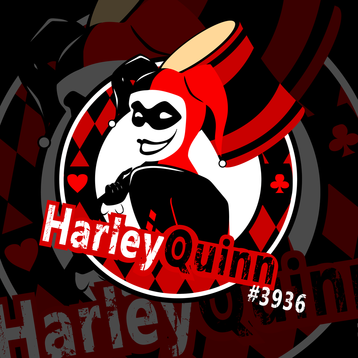 Logo - Harley Quinn by Lee Andrew on Dribbble