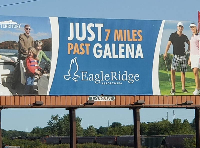 eagle ridge billboard by Mike Keating | Dzine Wise on Dribbble