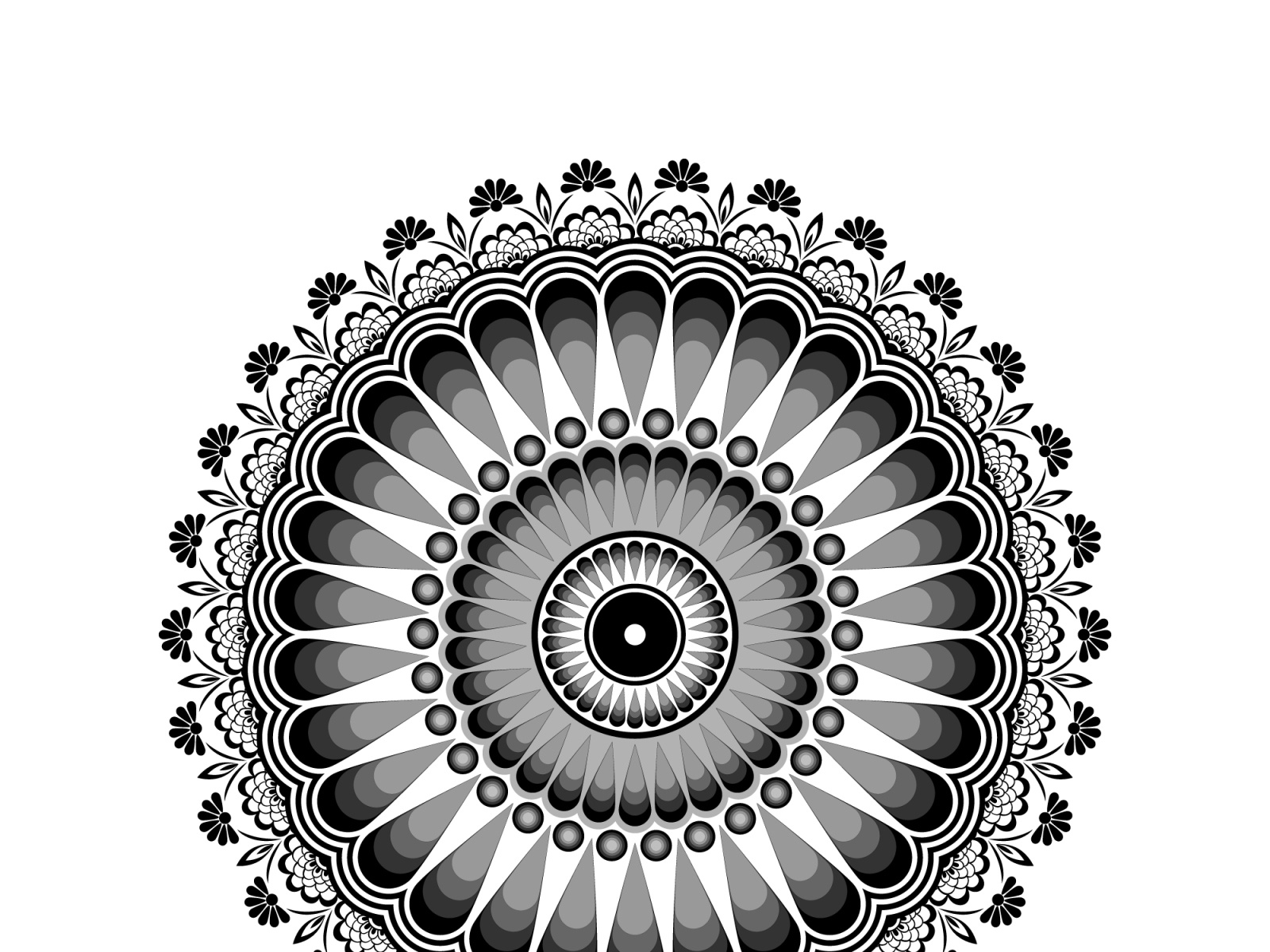Simple Mandala Art Design by Shamim BLOG on Dribbble