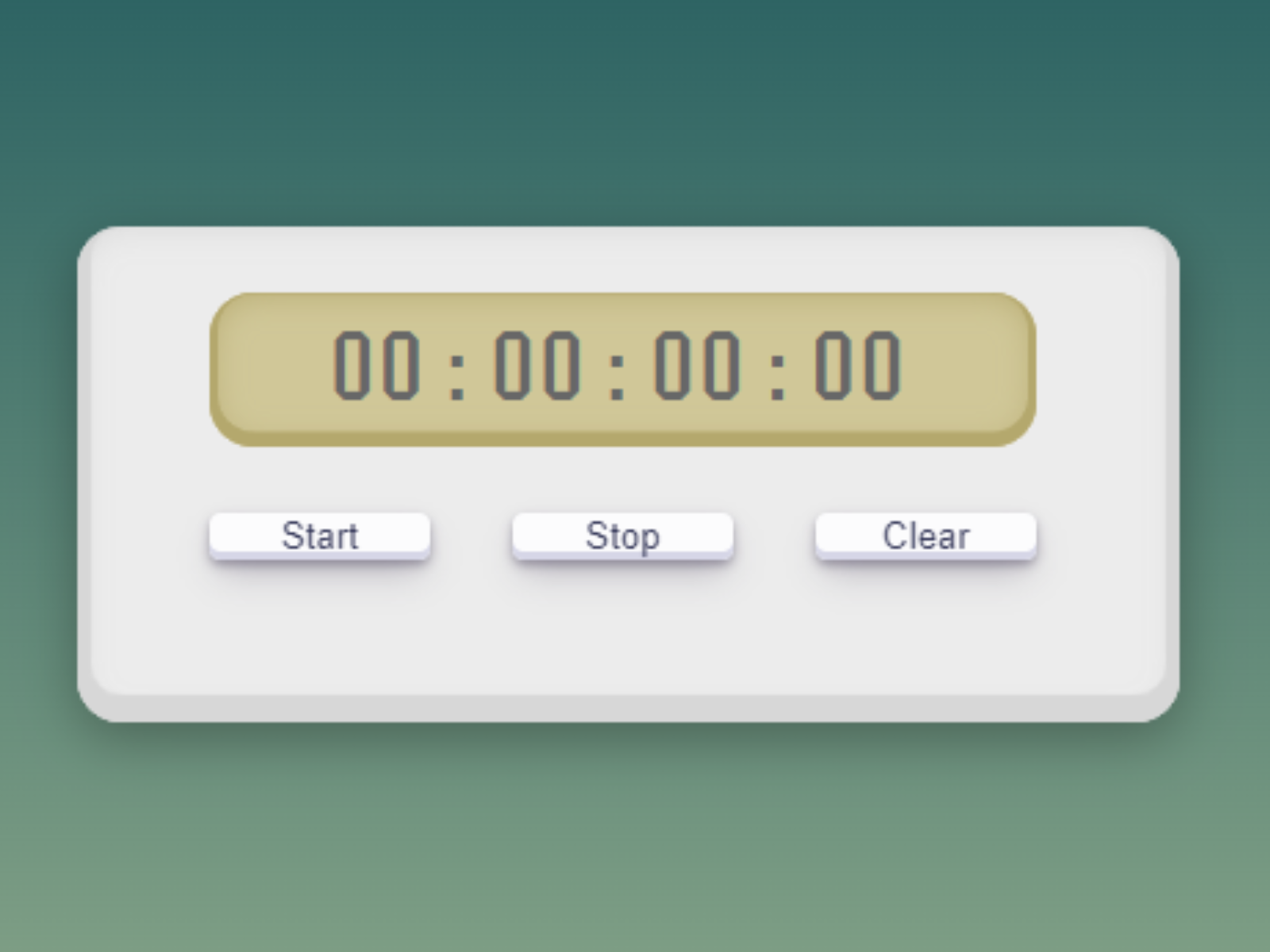 Stopwatch design by Aleksandar on Dribbble