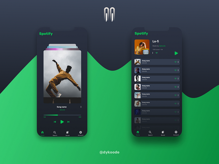 Spotify Redesign - Ux/Ui design by Dykoode on Dribbble