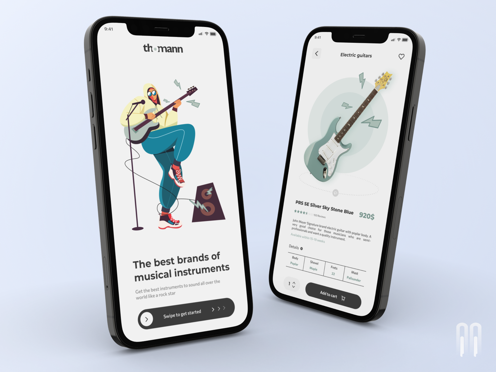 Thomann Instrument Shop 🎸- Mobile UI/UX Design by Dykoode on Dribbble