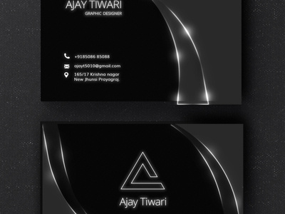 Visiting Card by Ajays Creationz on Dribbble