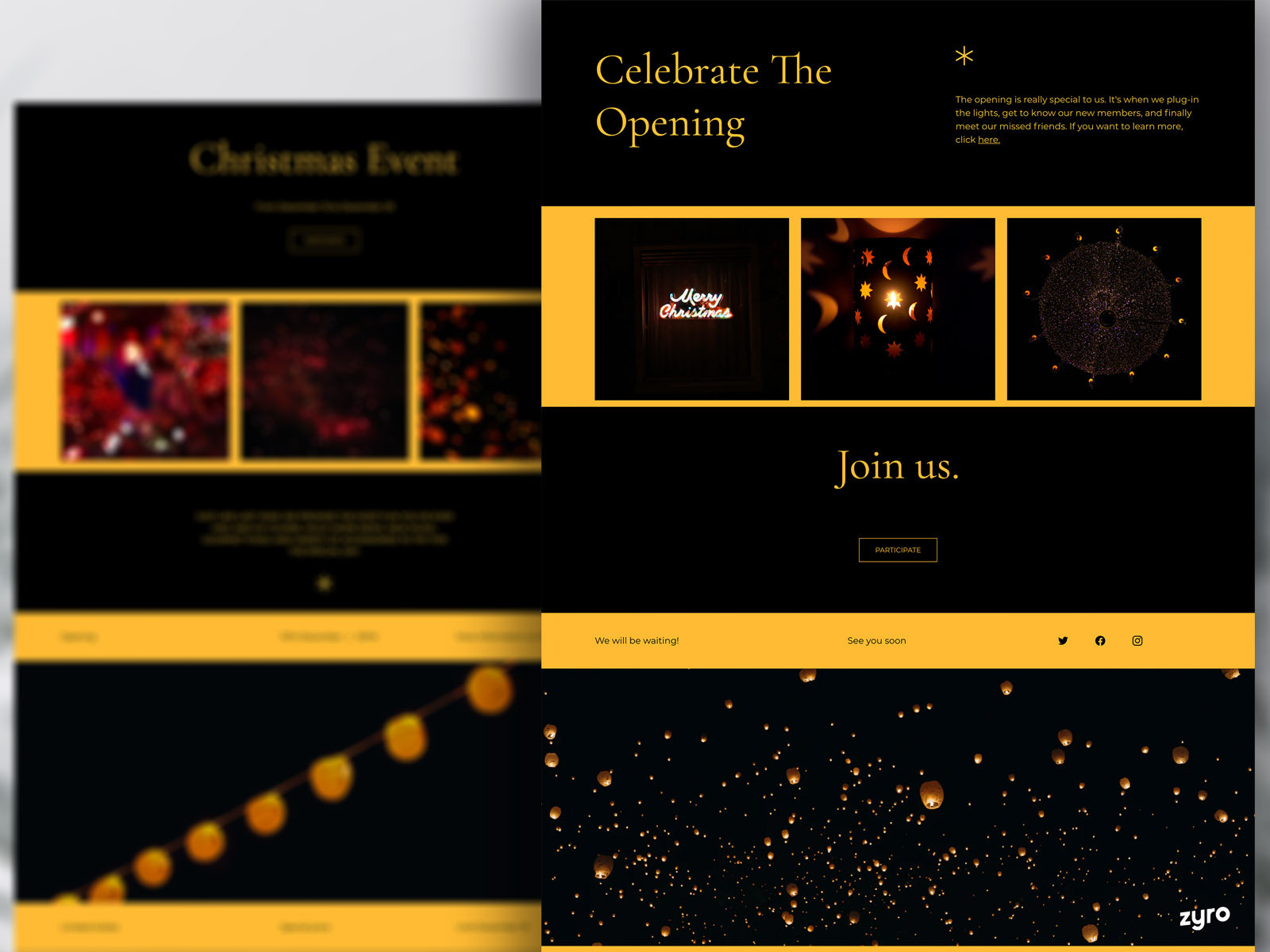 Christmas Website Design by MD on Dribbble