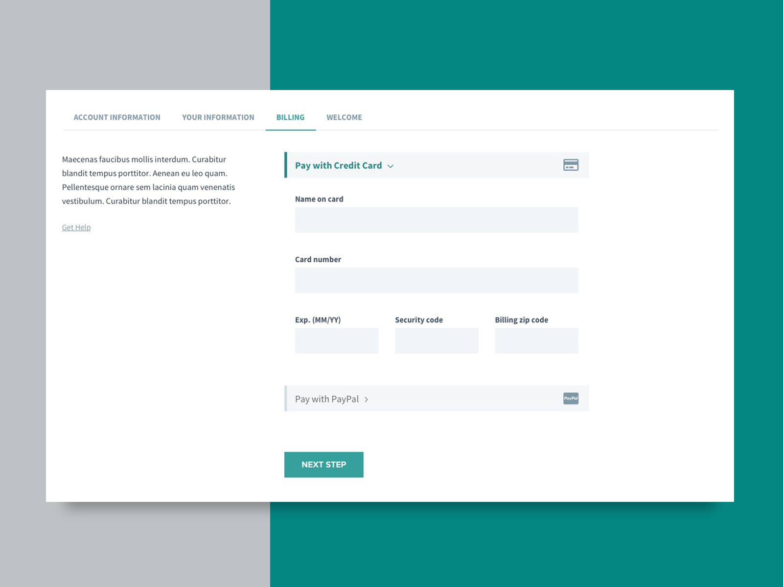 Payment Screen UI by Angie Herrera on Dribbble