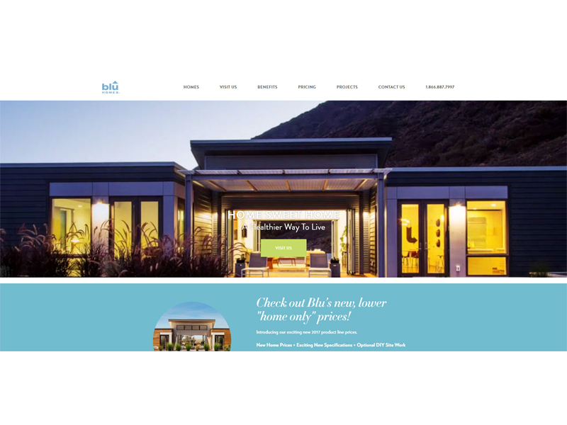 Blu Homes by Luis Sebastian on Dribbble