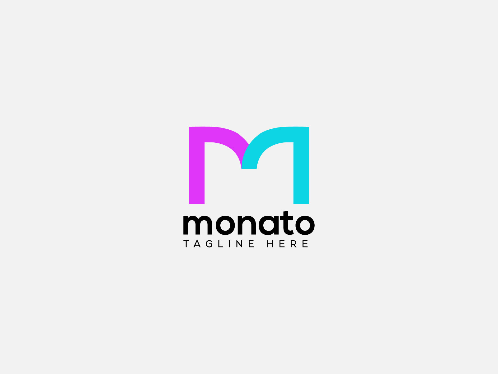 Monato Abstract m letter logo design by Innaka Akter on Dribbble