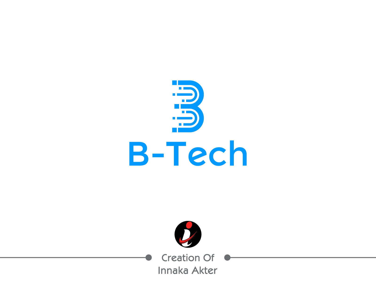 B-Tech logo by Innaka Akter on Dribbble