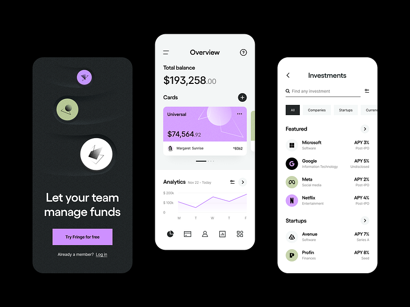 Browse thousands of Finance App images for design inspiration | Dribbble