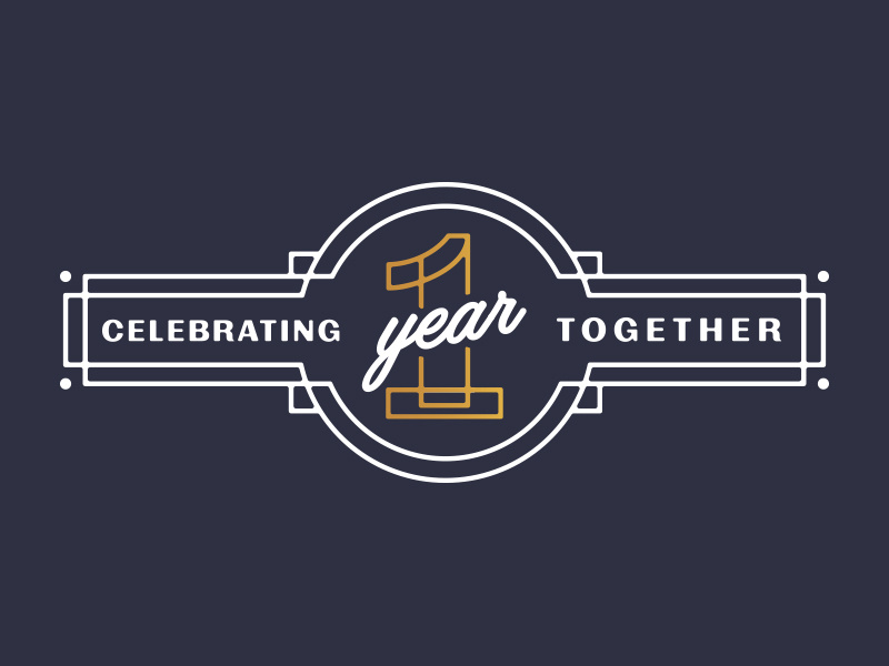 1 Year by Travis Cooper on Dribbble