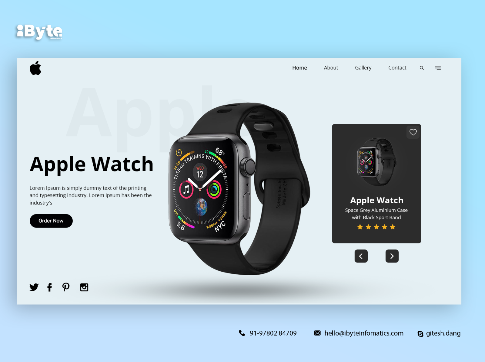 Web banner design by iByte Infomatics on Dribbble