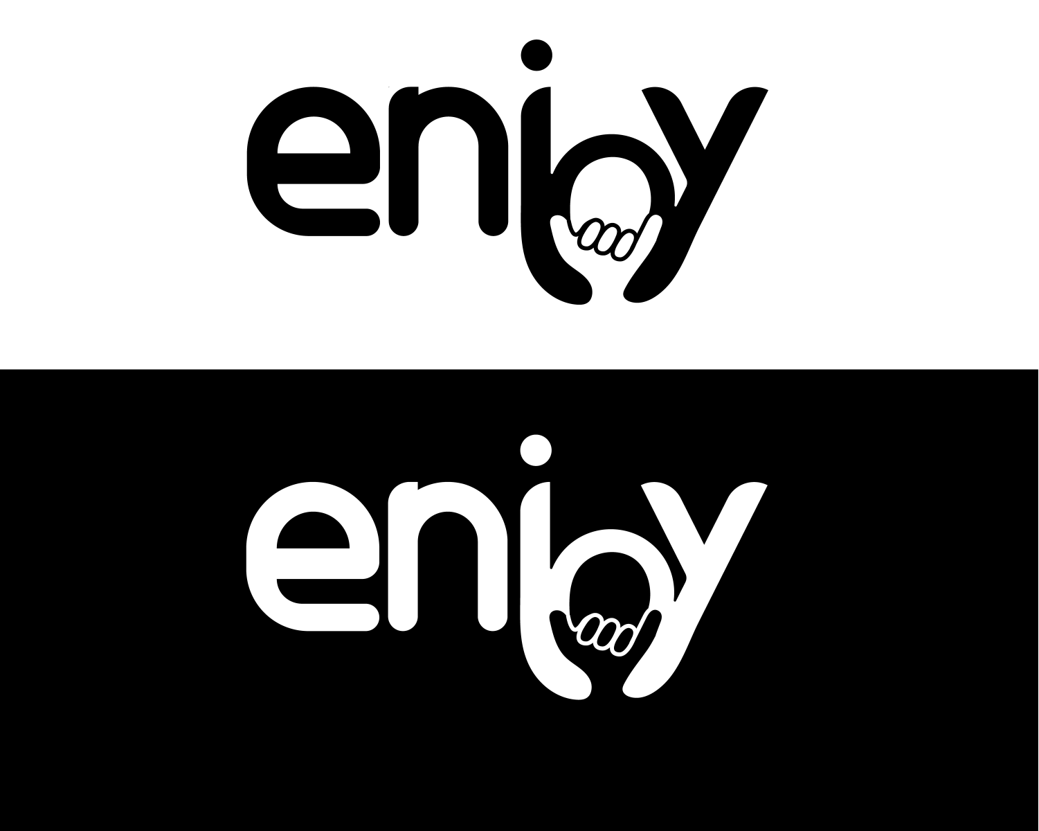 Enjoy Logo by Eduardo Moreira on Dribbble