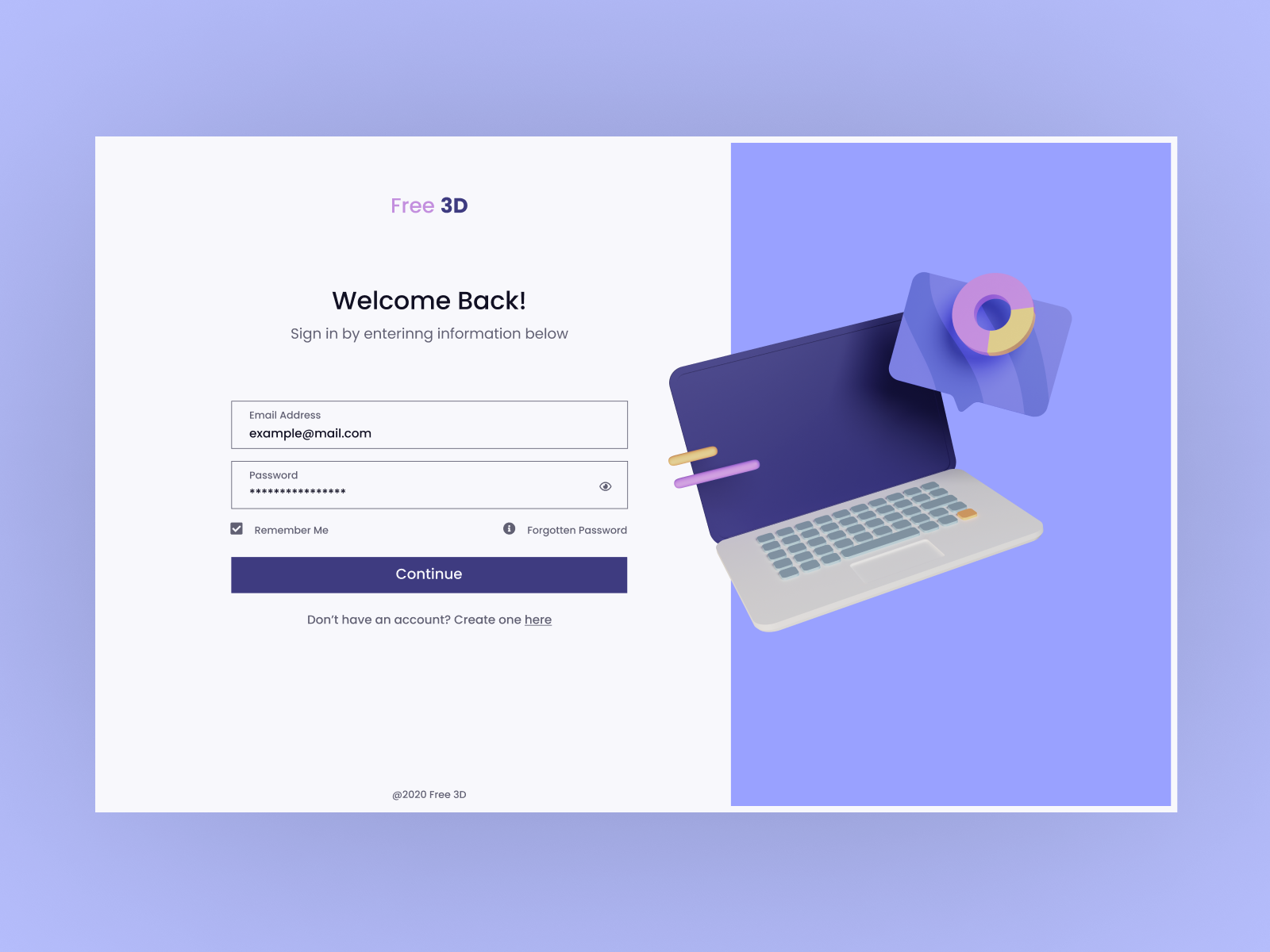Login Page by Aditi Dalvi on Dribbble