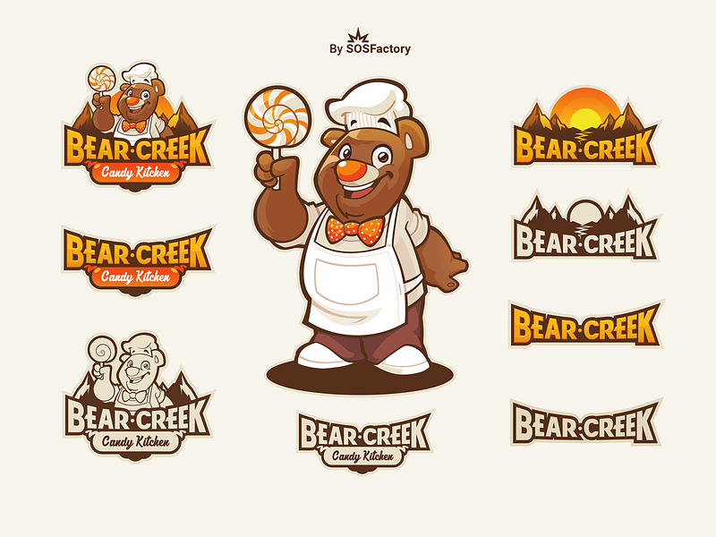 Bear Creek Brand Identity by SOSFactory 💊 on Dribbble