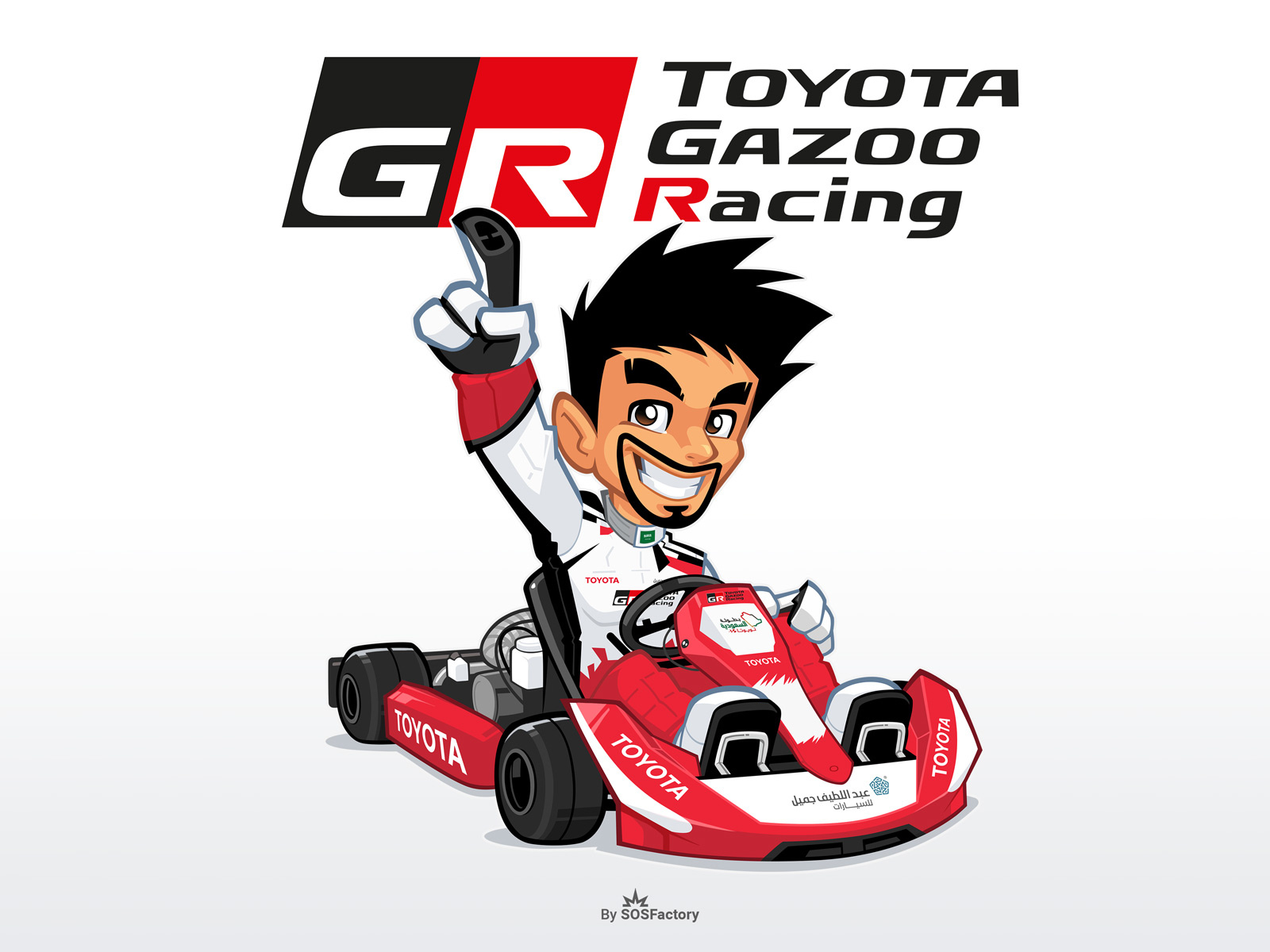 Toyota Gazoo Mascot Design by SOSFactory 💊 on Dribbble