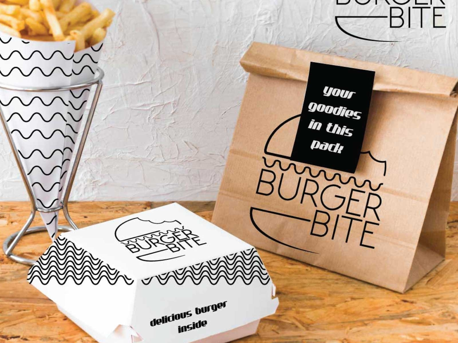 BURGER BITE branding by Design Plan on Dribbble