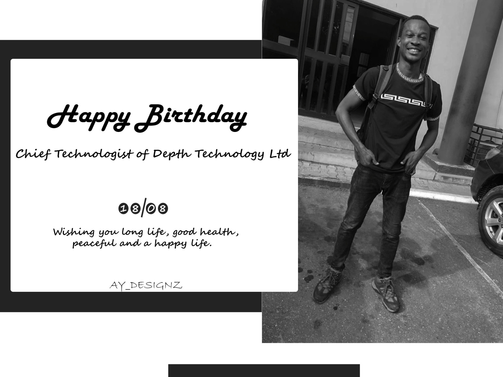 Birthday Design By Adediji Ayodele On Dribbble