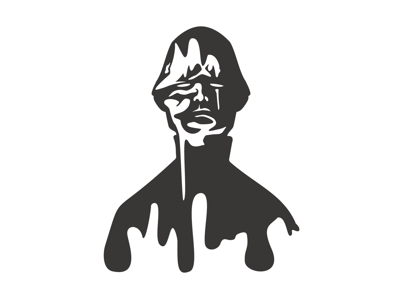 Creepy person by Andrian K Wardana on Dribbble