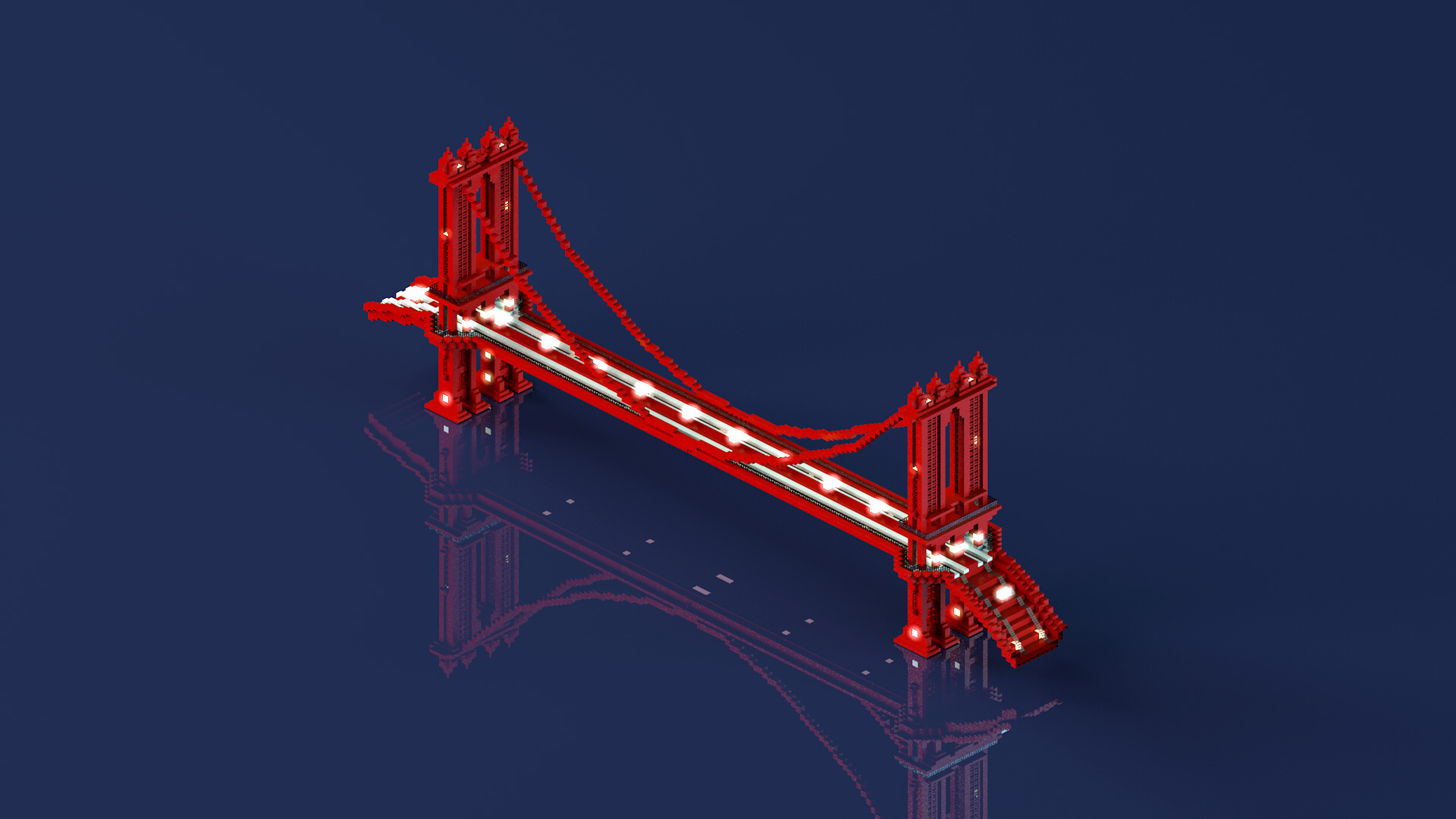 Nether Bridge by Jeremy Paul on Dribbble