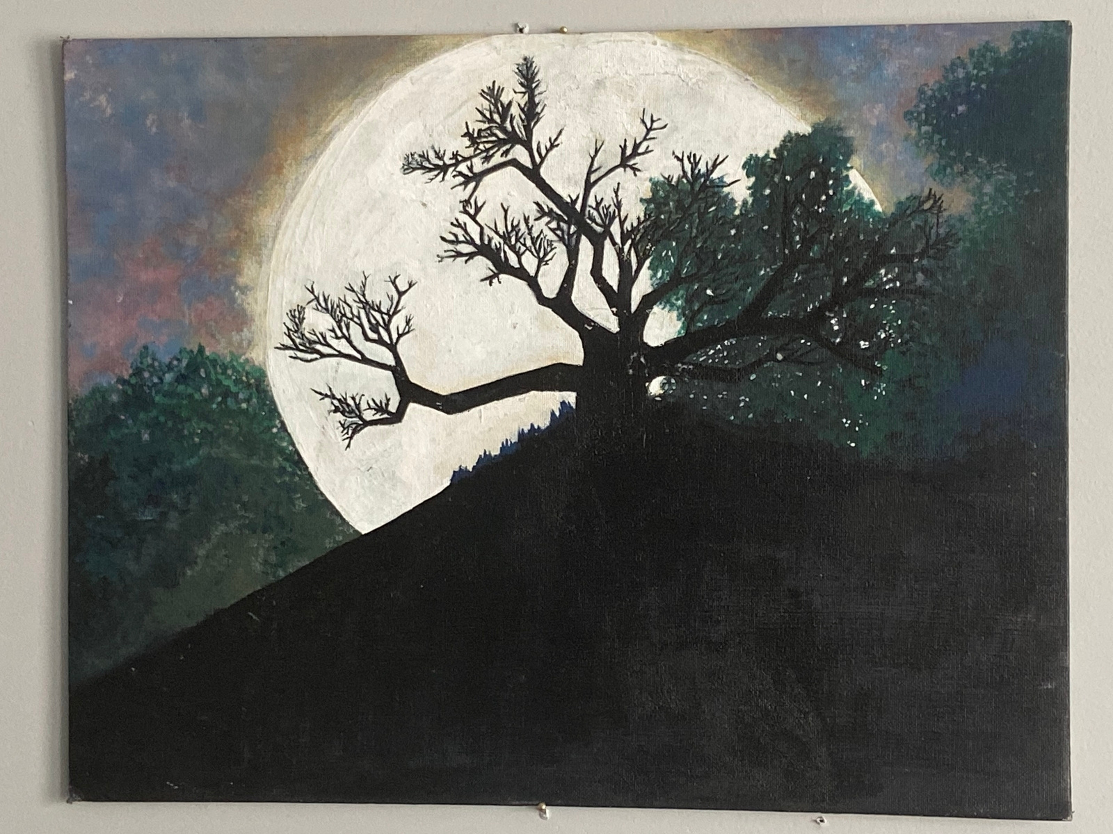 Full Moon Rising by Maya on Dribbble