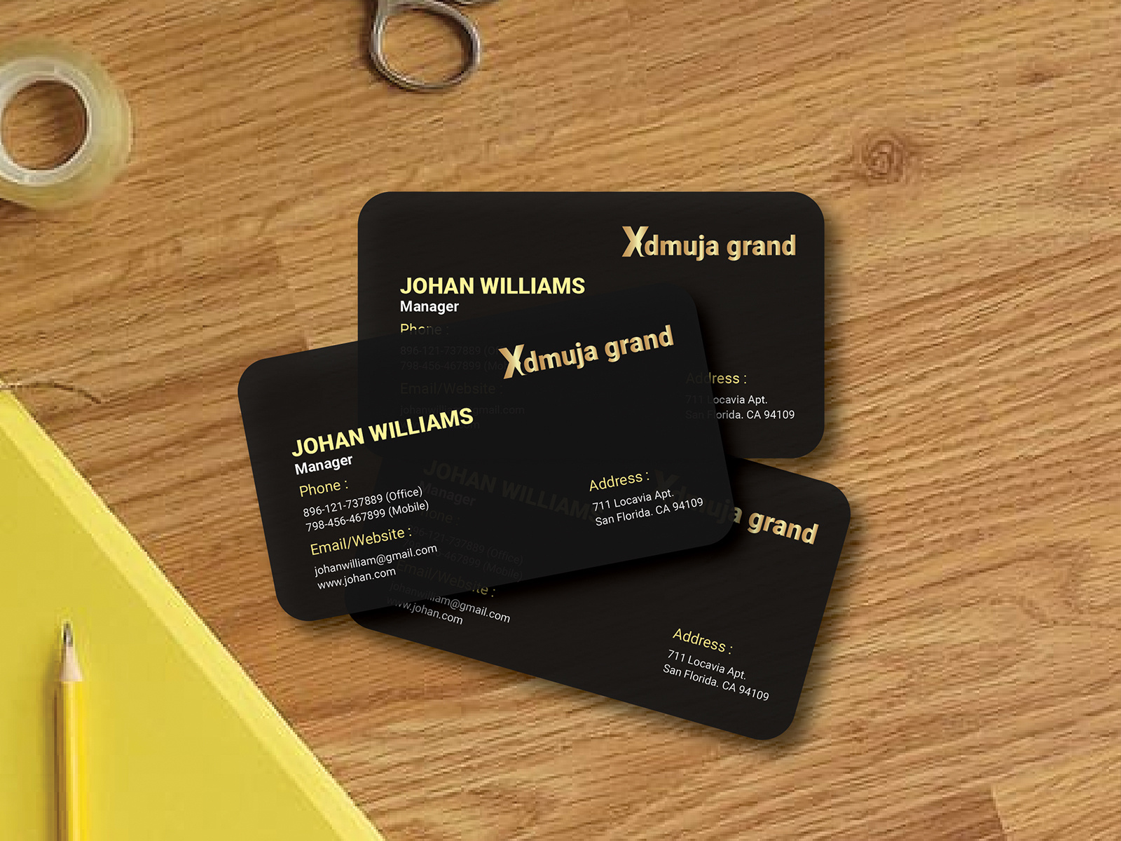 Business Card Design by Marufa Mily on Dribbble