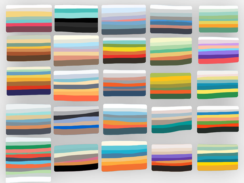 Color Explorations by Maarten van Gent on Dribbble