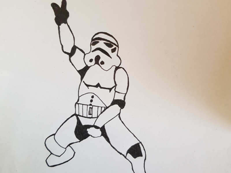 Happy trooper by Laurence Wellard on Dribbble