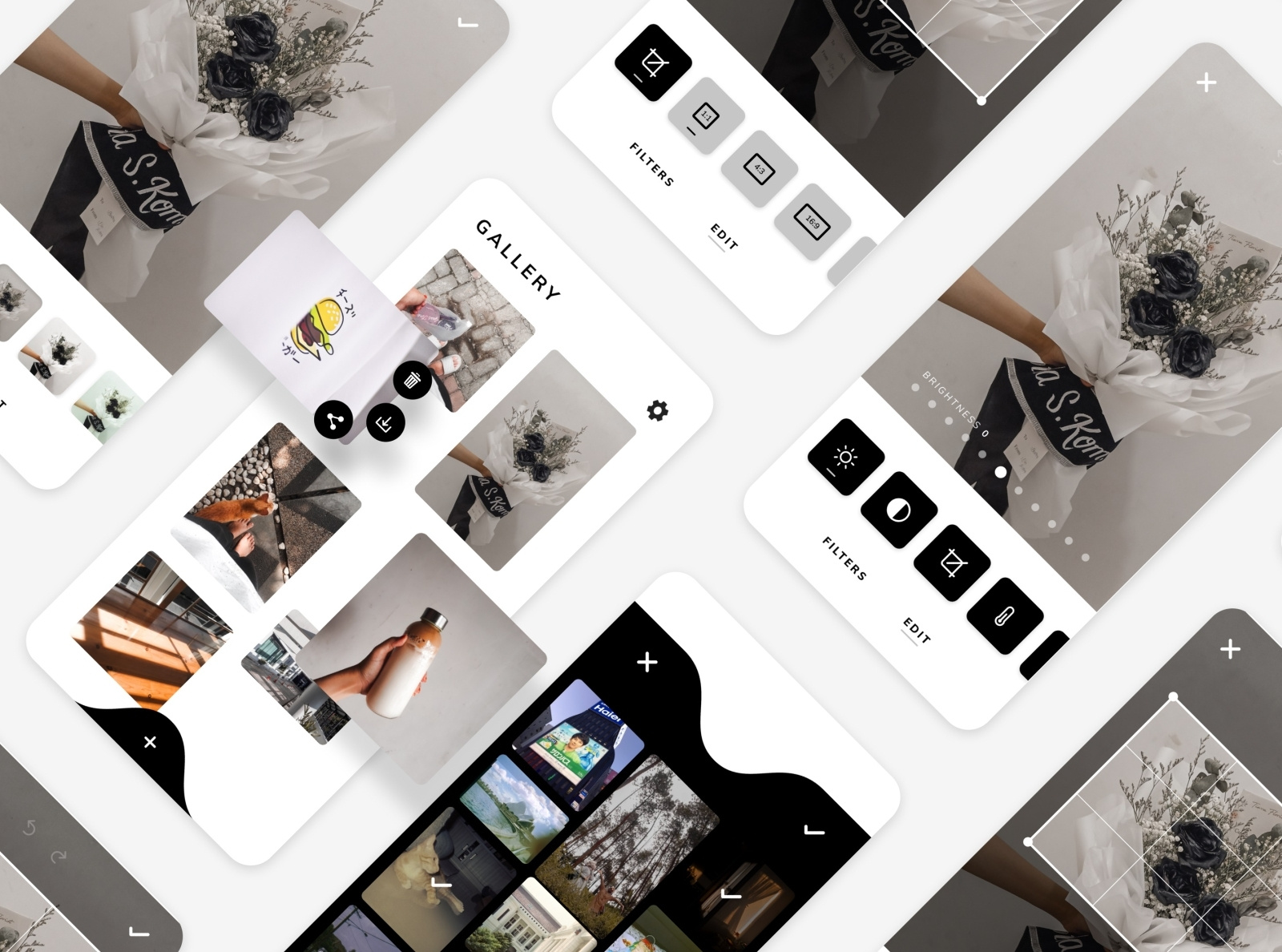 photo editing app UI by benita salsabila on Dribbble