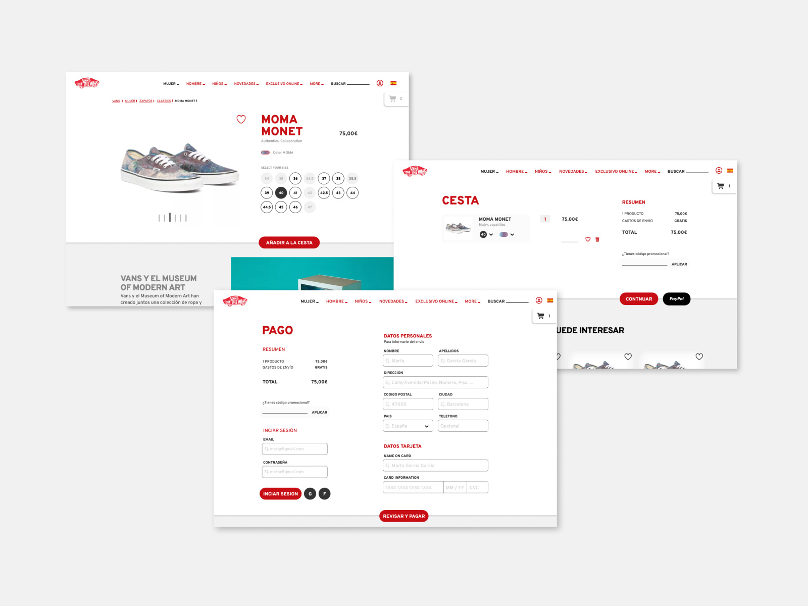 Retail platform by Lis Garcia Calvo on Dribbble
