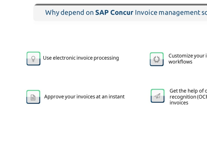 SAP Concur Invoice Management by Amrita on Dribbble
