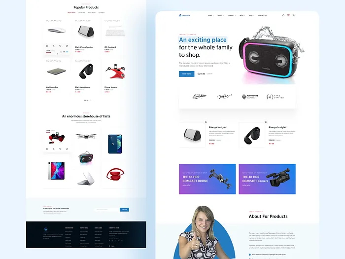 Electronics Website designs, themes, templates and downloadable graphic ...