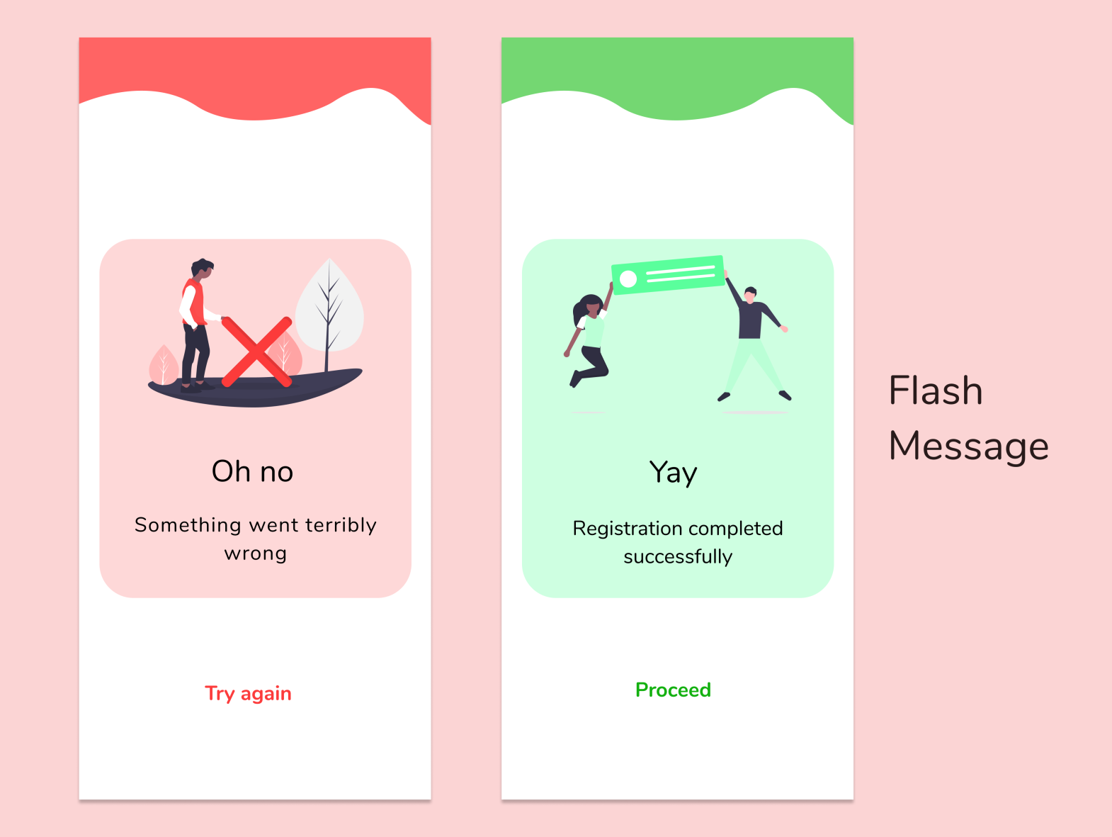 011 Flash message by Onyemowo J Onu on Dribbble