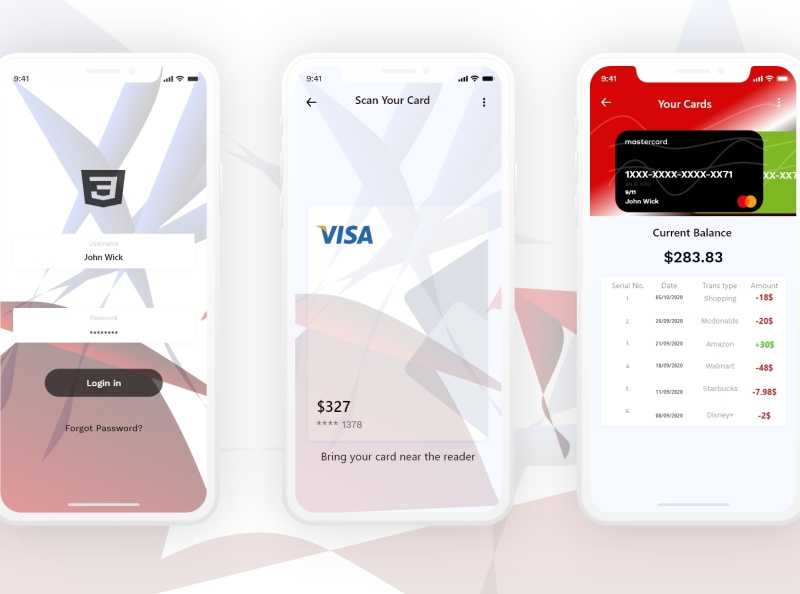 WALLET UI APP by Kunal Mittal on Dribbble