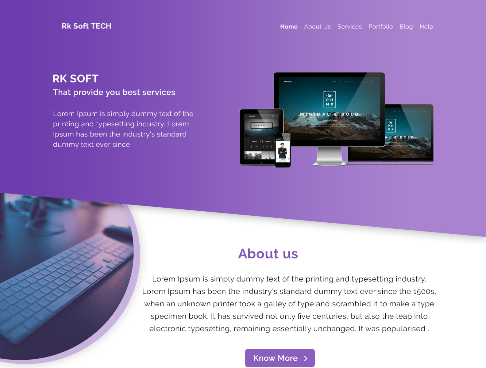 rk soft layout by ronak on Dribbble