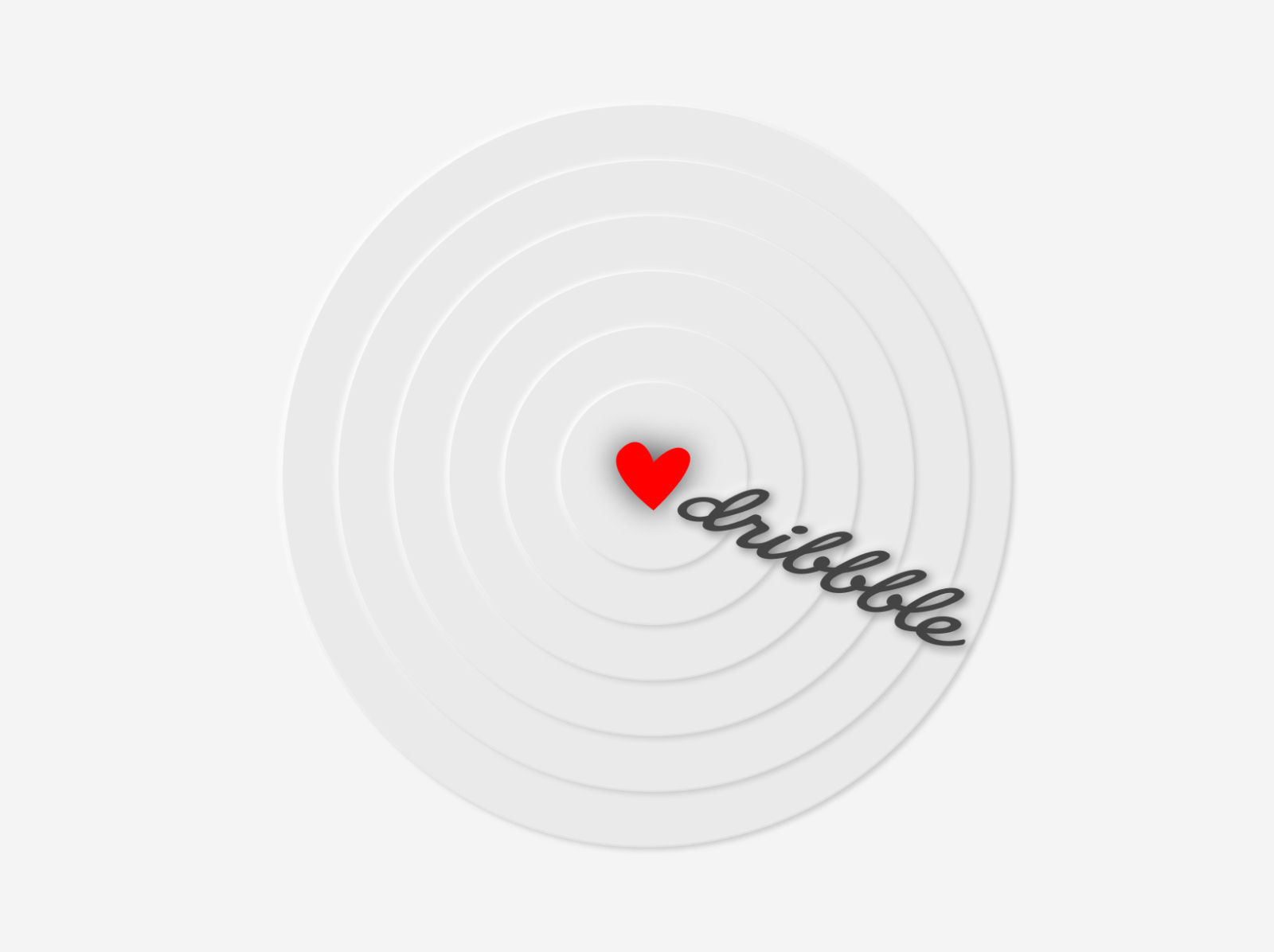 LOVE dribble by Anna Shatalova on Dribbble