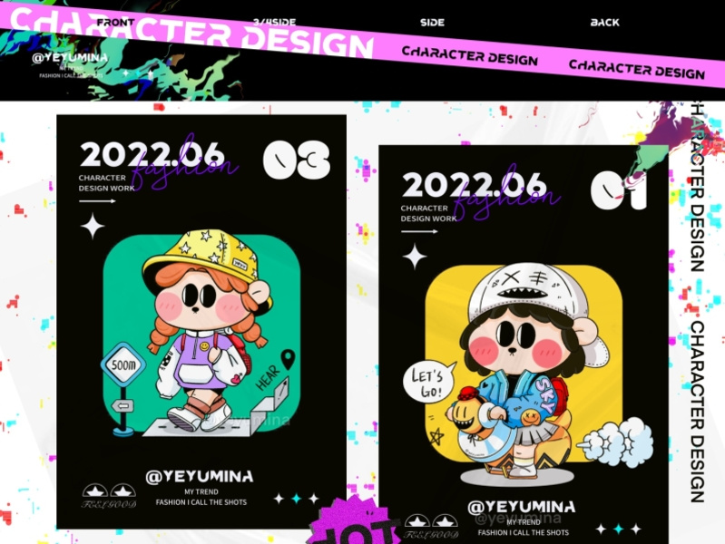 NO NAME character design by yeyumina on Dribbble