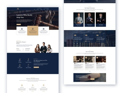 Divi Law Firm Layout by Diviflash on Dribbble