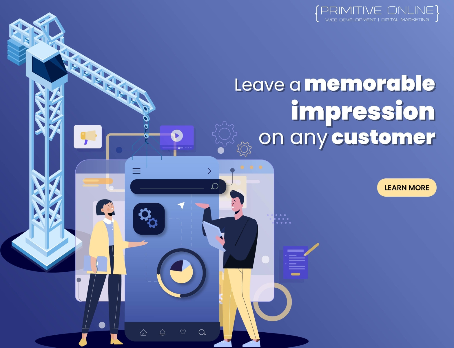 Web development by Primitive Online on Dribbble